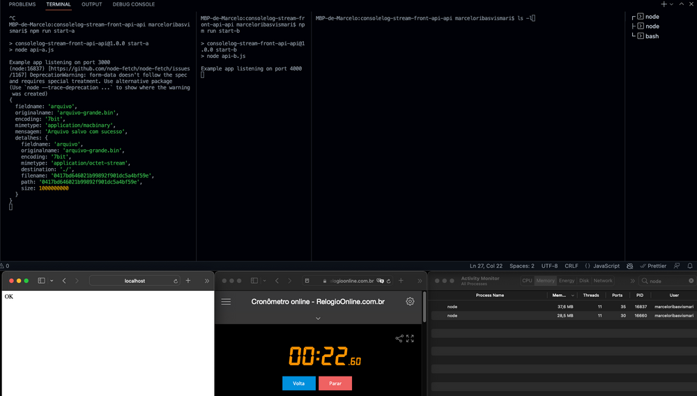Upload de arquivos entre APIs com Node.js + Express + Multer Upload de arquivos entre APIs com Node.js + Express + Multer