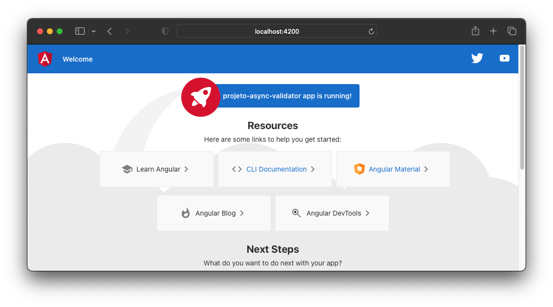 Validação assíncrona - AsyncValidatorFn Angular