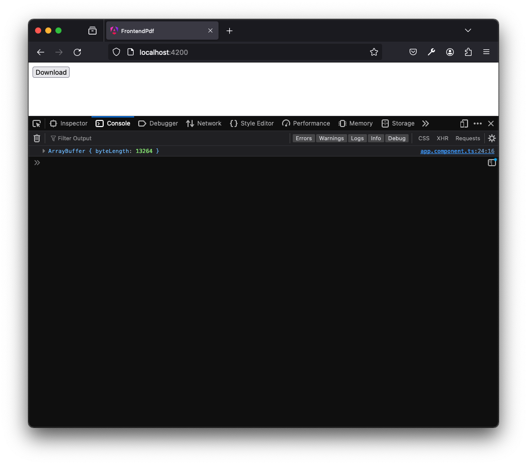 Download de PDF via POST com HttpClient no Angular