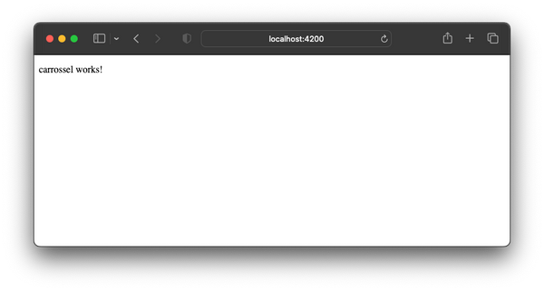 Como criar um componente carrossel em Angular